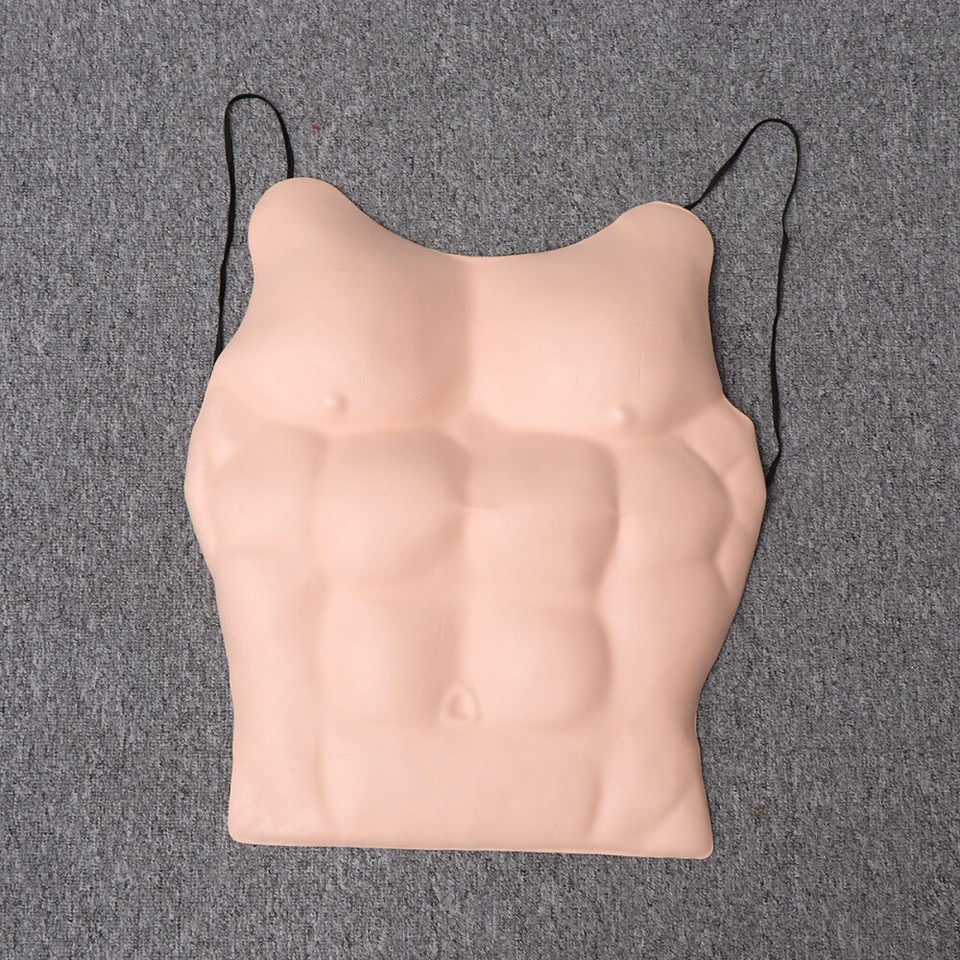 Cosplay Fake Chest Party Costume Fake Chest Fake Muscle Chest Men's ...