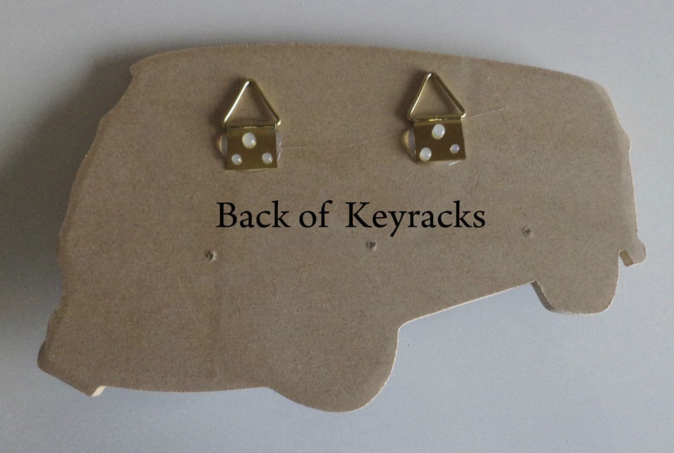 Camper Van Key Rack, 60s Split Screen Camper Van Key Rack, Union Jack ...