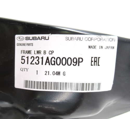 Genuine OEM Subaru 51231AG0009P Lower Radiator Support Tie Bar | eBay