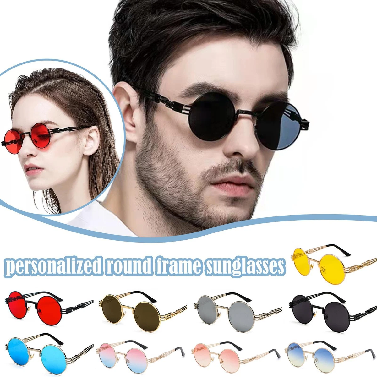 Round Sunglasses Men 2022