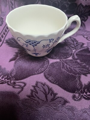 Blue White Swirl Floral Cup - England - Finlandia By Churchill Pattern ...