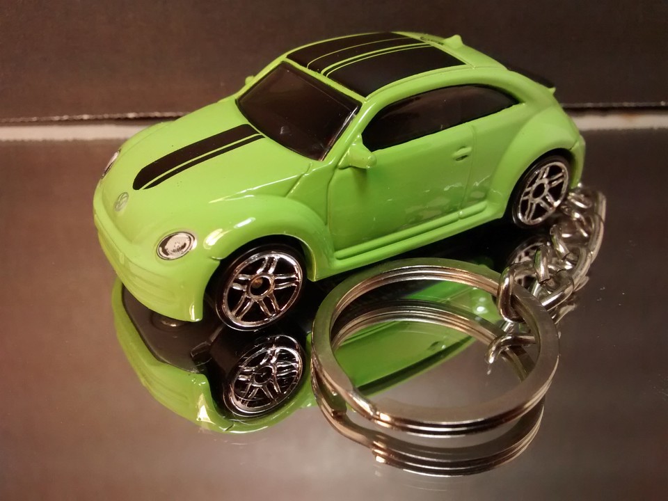 Green 2012 VW Beetle Key Chain Ring Volkswagen | eBay
