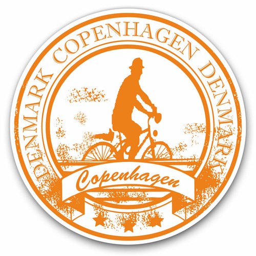2 x Vinyl Stickers 30cm - Copenhagen Denmark Danish Travel Cool Gift ...