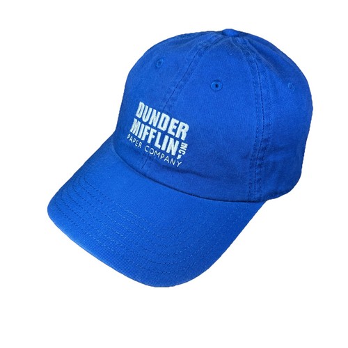 Dunder Mifflin Blue Hat Cap Baseball Adjustable Strapback | eBay
