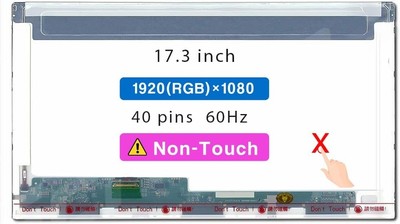 LCD Screen for ASUS Rog G75VX-BHI7N09 G75VX-BHI7N11 FHD 40Pin Non-Touch ...