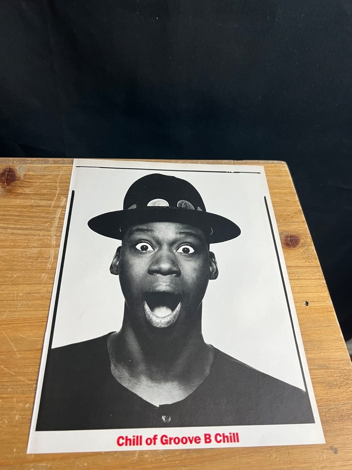 1991 Vintage 8X11 Print CLIPPING OF ICONIC RAPPERS SLICK RICK /CHILL OF ...