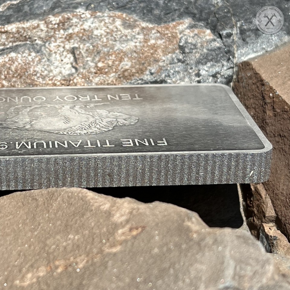 10 Troy ounce oz Titanium Buffalo Bullion Ingot Bar/.999 Fine [Ti] Element one | eBay
