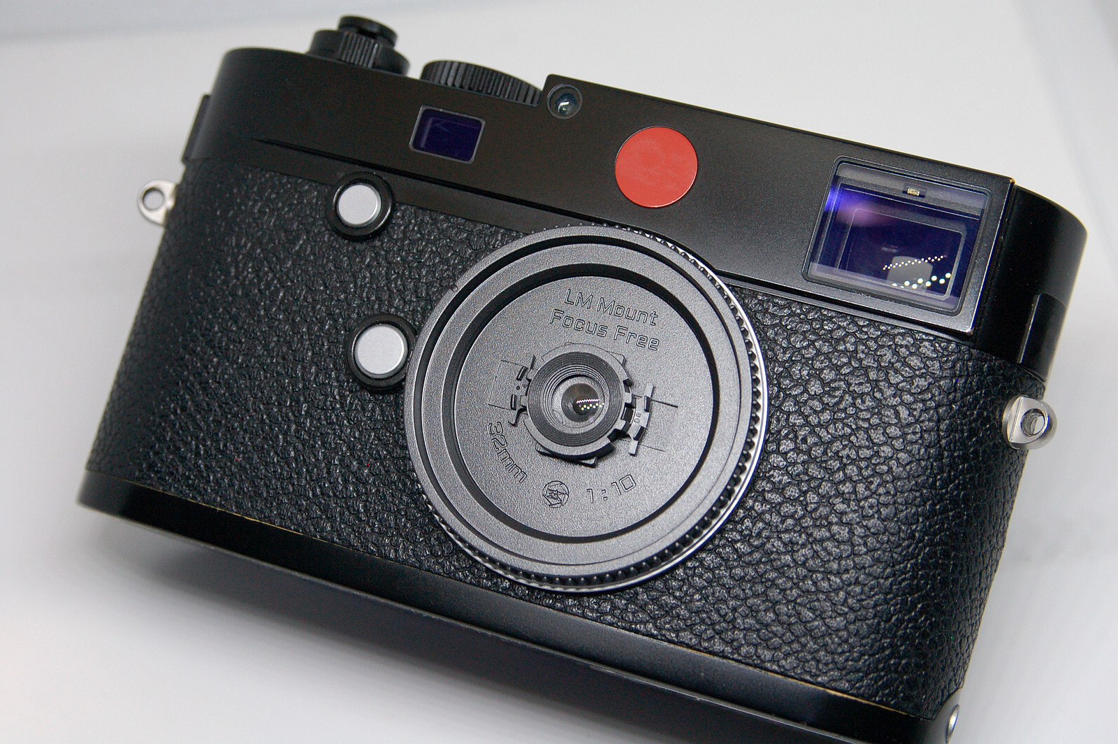 Body Cap Lens 32mm F10 Pancake Lens Wide Angle Focus Free For Leica M ...