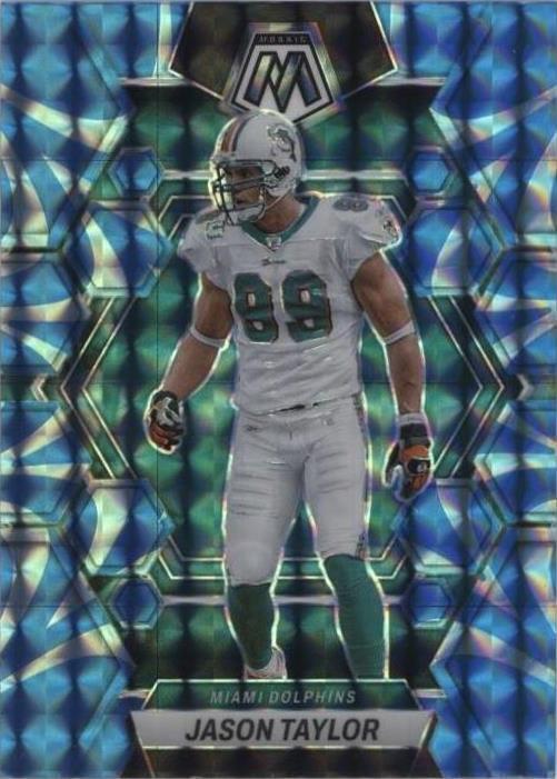 2023 Panini Mosaic - Jason Taylor #149 Reactive Blue Mosaic Prizm for ...