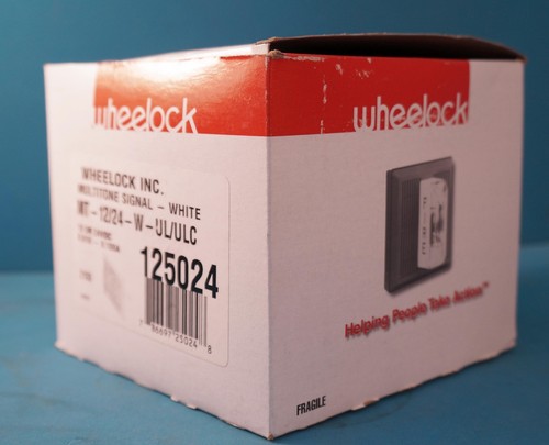 WHEELOCK MULTITONE SIGNAL- WHITE MT-12/24-W-UL/ULC 125024 | eBay