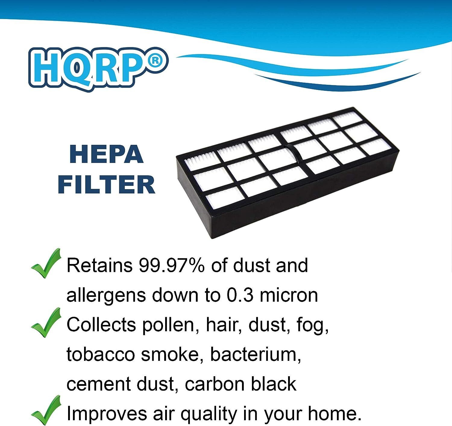 HQRP Foam and Exhaust Filters for Eureka Altima SurfaceMax Uno Series ...