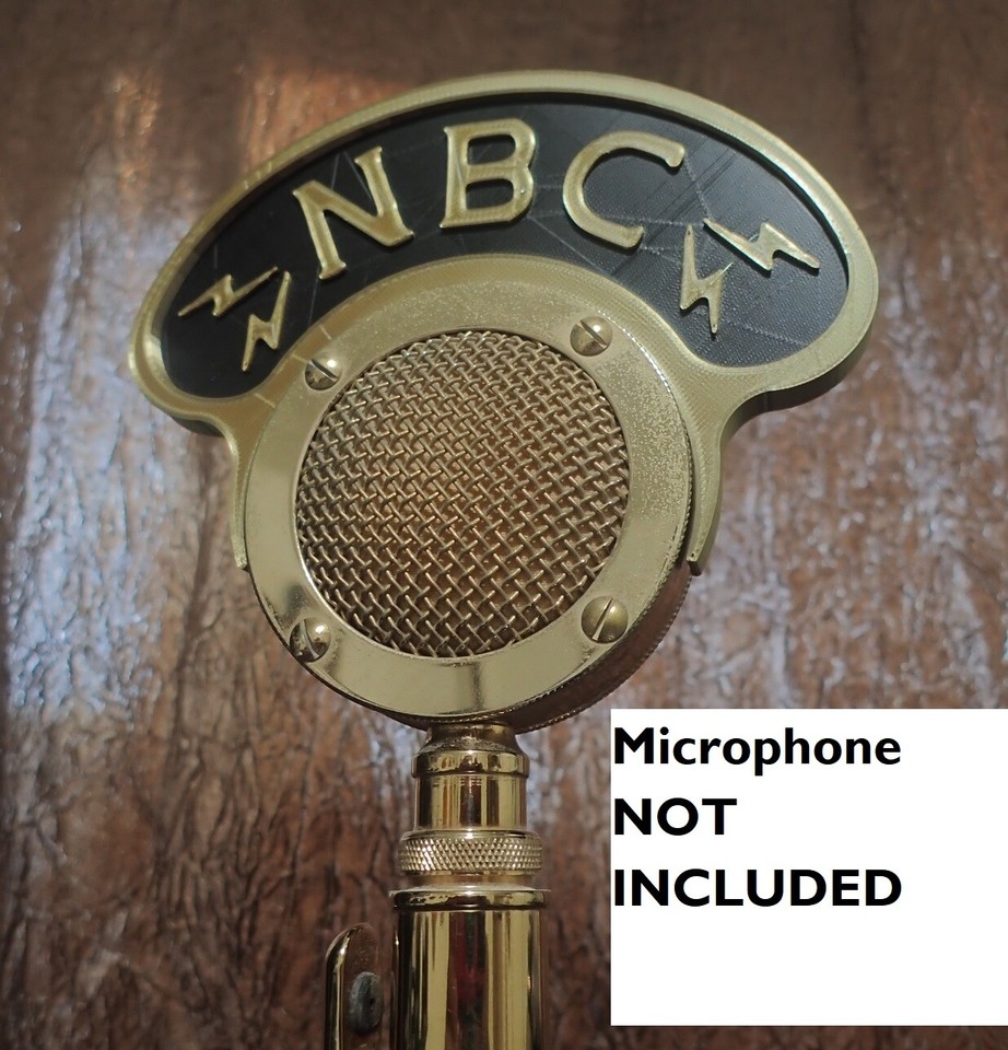 Custom Call Letters 4 Silver & Golden Eagle Astatic D-104 Vintage ...