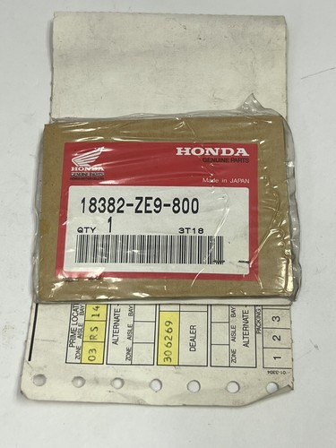 NEW Honda Genuine Gasket 18382-ZE9-800 | eBay