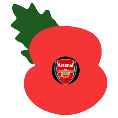 Arsenal Remembrance Car Sticker 90mm Vinyl Car Locker | eBay UK