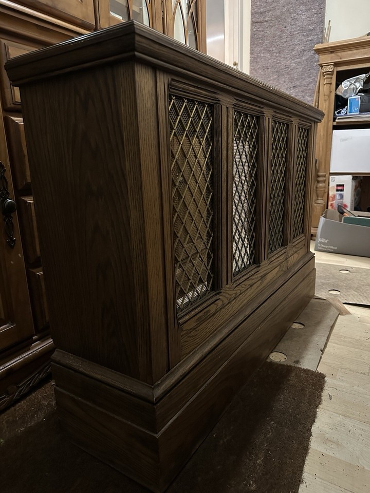 Vintage Solid Oak Radiator Covers | eBay UK