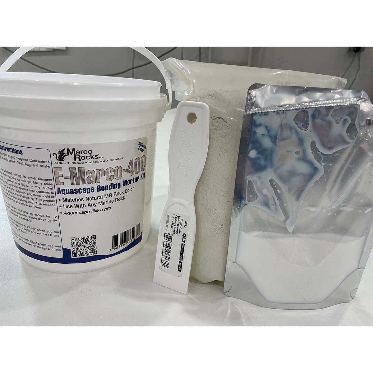 E-Marco-400 Aquascaping Natural Color Mortar Cement Kit - Marco Rocks ...