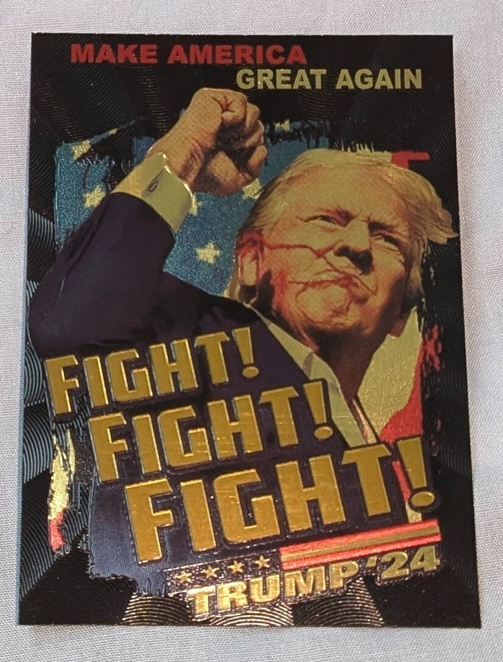 DONALD Trump GOLD Card Bloody Collectable CCG Trading Premium Rare US ...