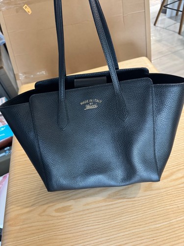 Authentic Gucci Swing Leather Tote with Tags - Brand New | eBay