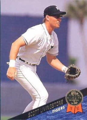 #375 Scott Livingstone - Detroit Tigers - 1993 Leaf Baseball | eBay