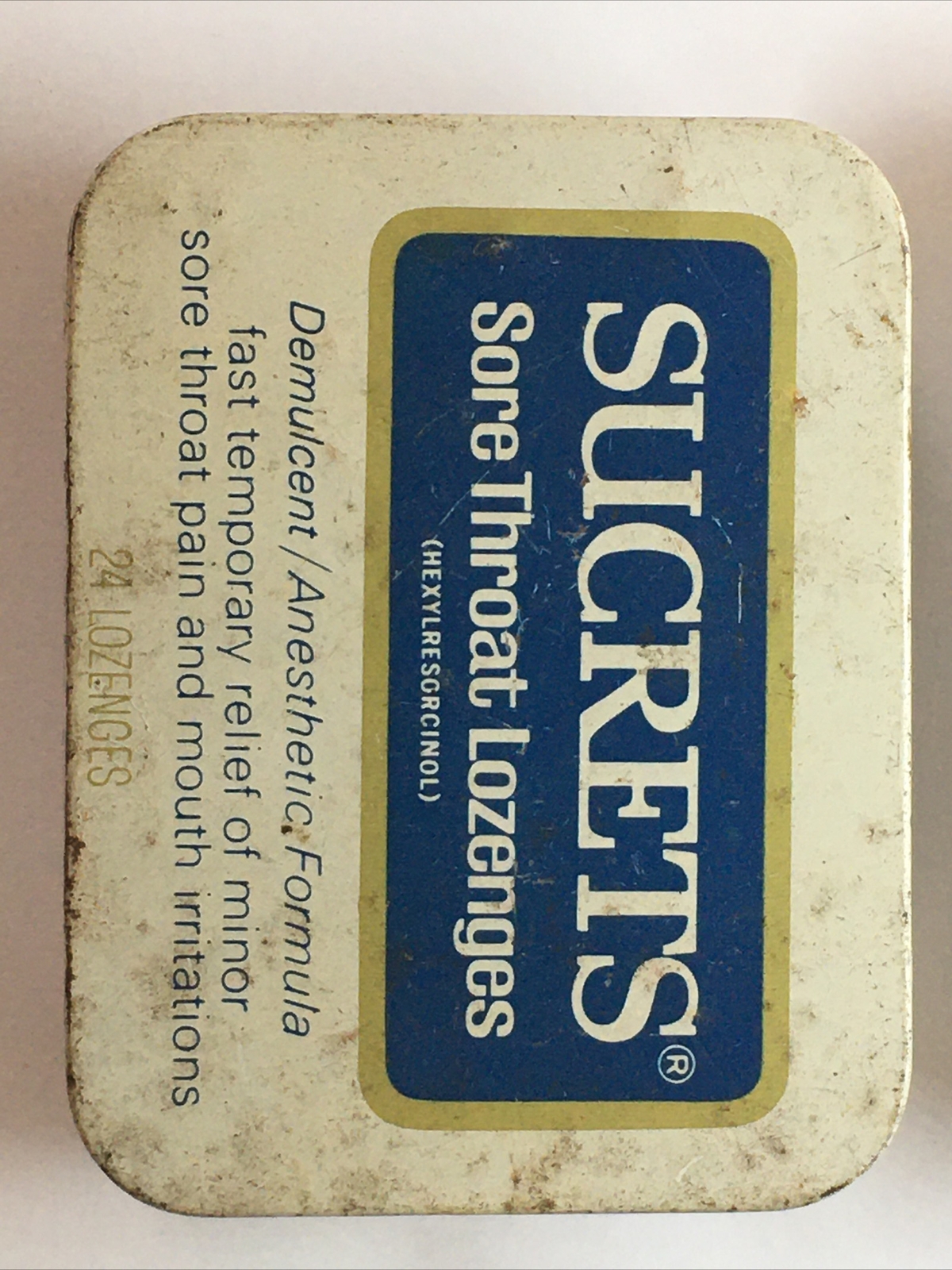 Vtg Tin Box Lane’s Eringold Sucrets Authentic Scentsy USA, Altoids Made ...
