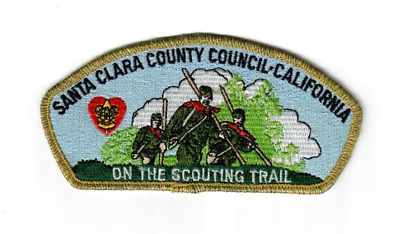 Boy Scout Santa Clara County Council Life Gold Mylar Border CSP | eBay