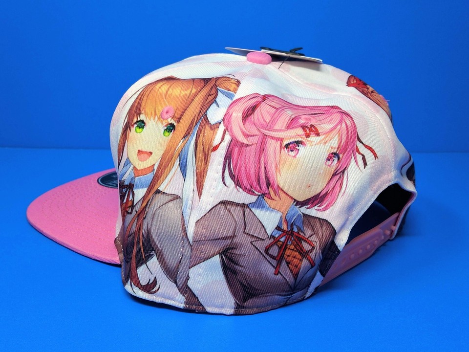 Doki Doki Literature Club Snapback Cap Hat Figure Monika Sayori Natsuki ...