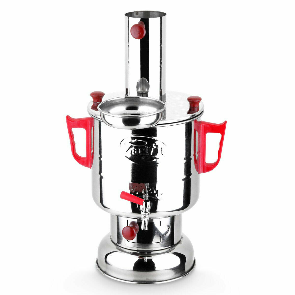 TURKISH CHARCOAL SAMOVAR BOAT CAMPING HIKING 3.5L WATER HEATER STOVE ...