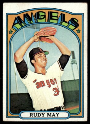 1972 Topps Baseball #656 Rudy May California Angels | eBay