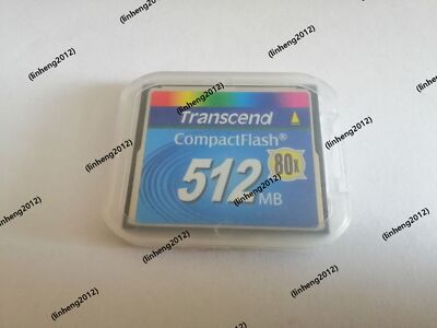 Transcend COMPACTFLASH 512mb 80X Compact Flash CF Memory Card | eBay