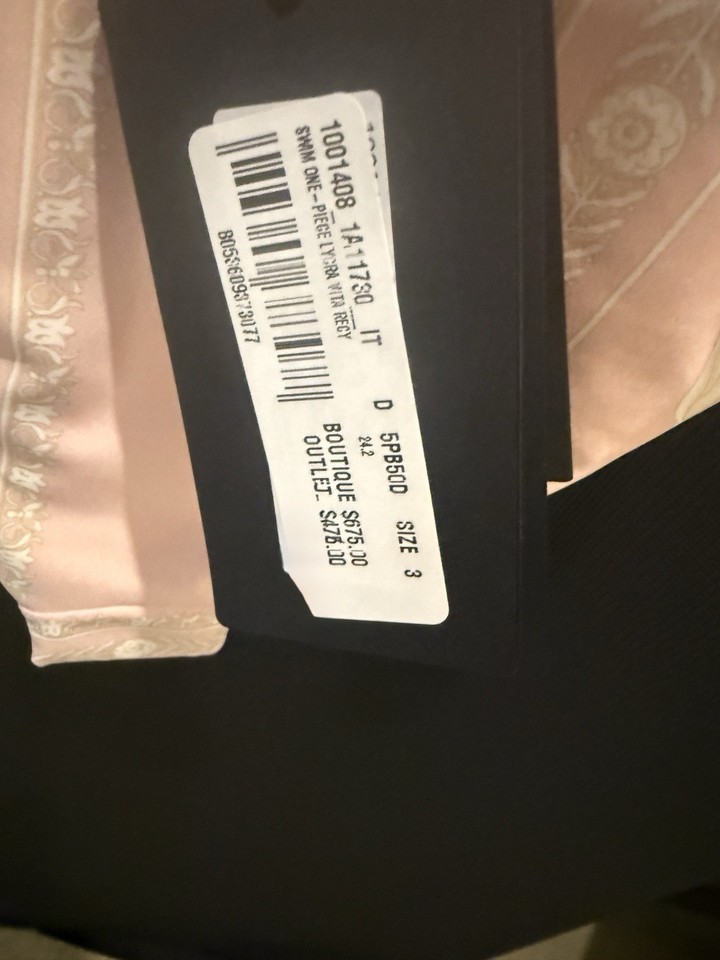 Versace Marine Barocco Medusa One Piece Swimsuit Bodysuit Pink/Red NWT ...