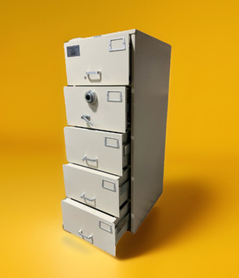 Mosler SFC-5, 5 Drawer, Legal Size, Class, 6 Security File Cabinet ...