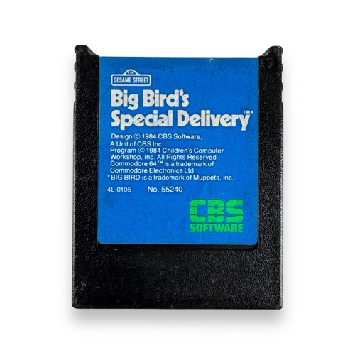 Big Bird's Special Delivery for C64 (1984) Commodore 64 Video Game CBS ...
