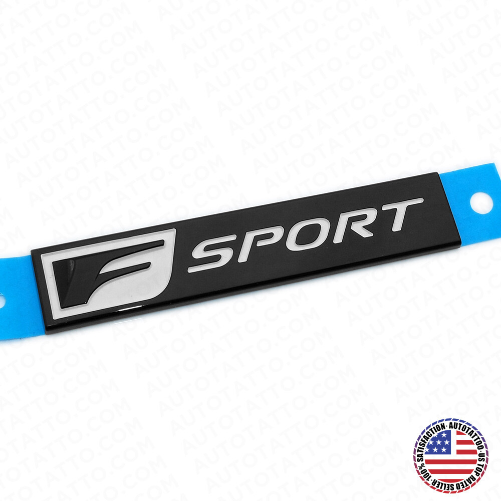 Lexus Gloss Black F-Sport Logo ABS Badge Trunk Luggage Lid 3D Emblem ...
