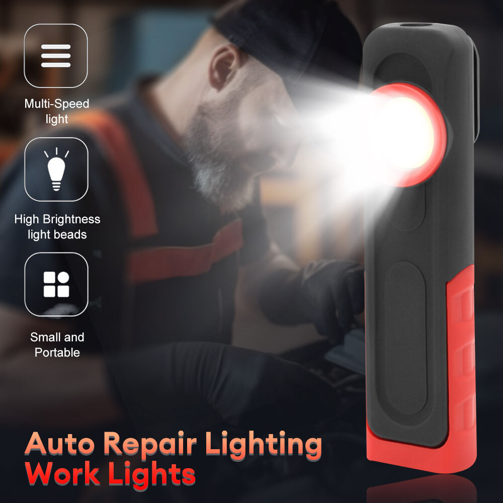 Automotive Handheld Work Lights Rechargeable LED Work Lights Magnetic