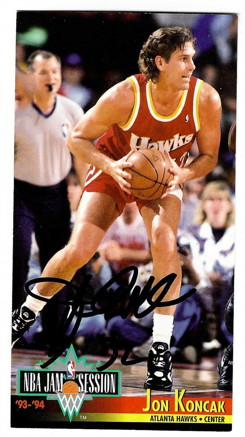 Jon Koncak Signed 1993/94 Fleer NBA Jam Session Card #7 | eBay