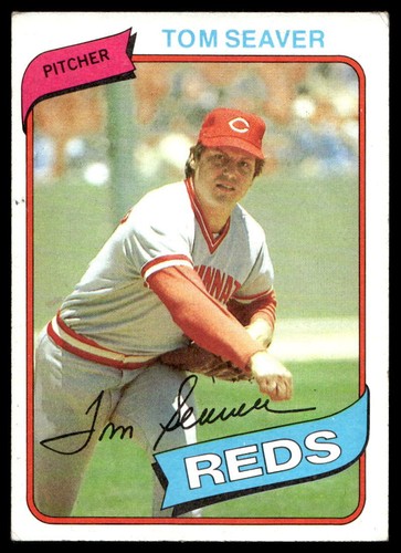 1980 Topps #500 Tom Seaver HOF Cincinnati Reds EX-EXMINT wrinkle | eBay.de