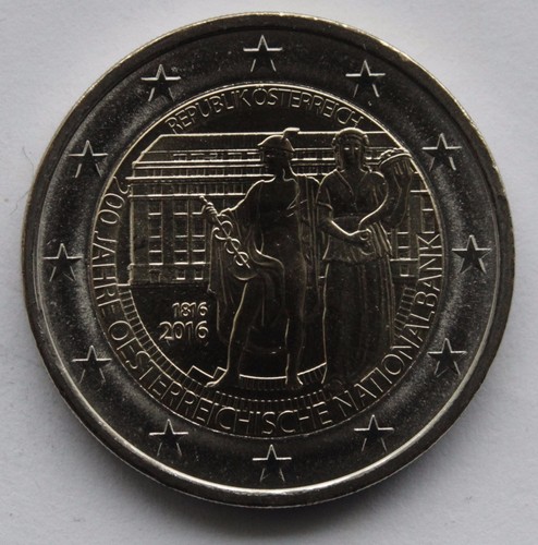 AUSTRIA - 2 € Euro commemorative coin 2016 - National Bank of Austria ...