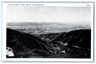View Of San Bernardino Valley Rim O The World Drive California CA ...