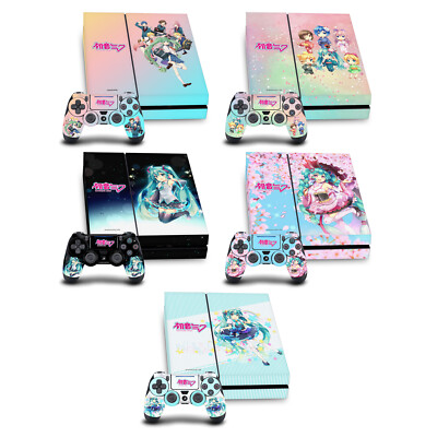 OFFICIAL HATSUNE MIKU GRAPHICS VINYL SKIN FOR SONY PS4 CONSOLE ...
