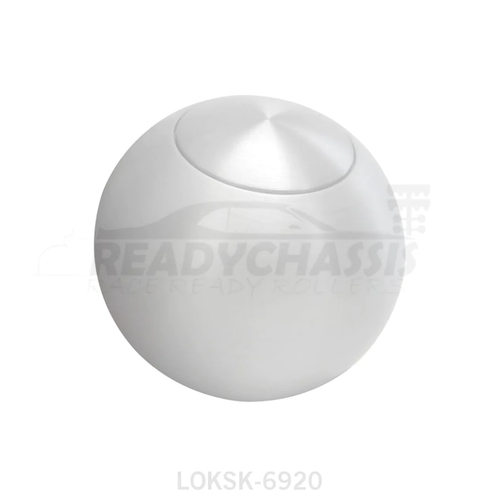 Fits Lokar 2in Shift Knob Solid Round Brushed w/Button SK-6920 | eBay