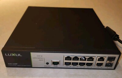 Luxul Xms-1208P - 12 Port With 8 Port POE+ Managed Switch | eBay