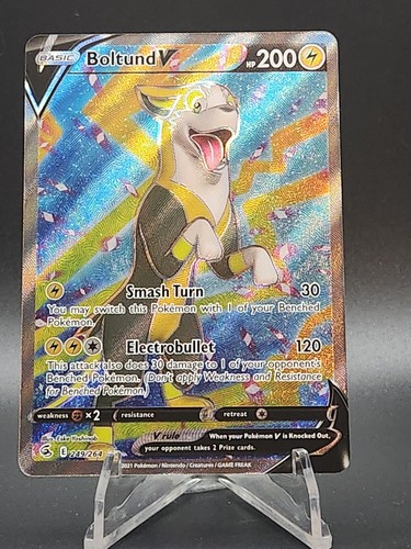 Boltund V Full Art 249 Fusion Strike Ultra Rare Pokemon TCG | eBay