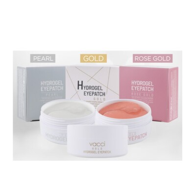 Hydro Gel Eye Patch 90g(60patch) Gold Pearl Rose Gold Foodaholic Vacci ...