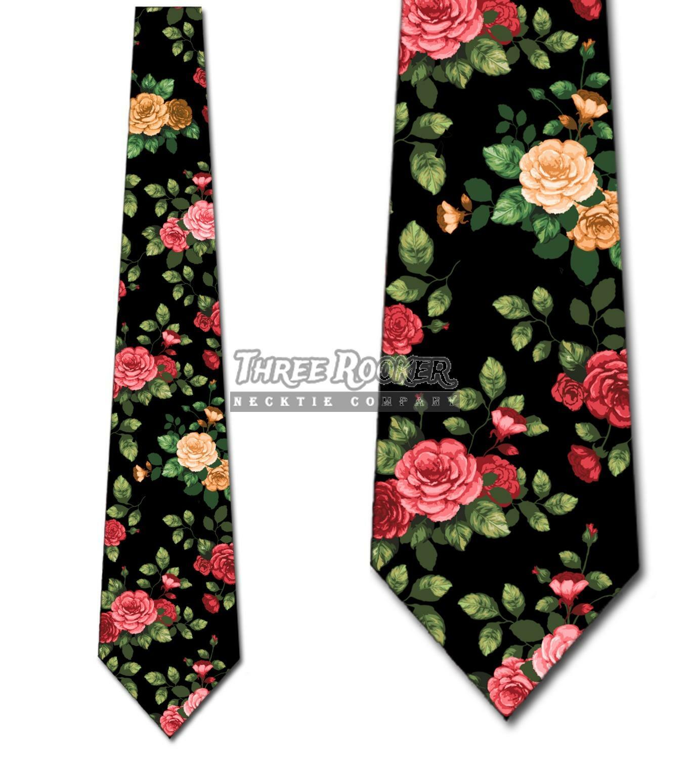 Floral Ties Mens Wedding Neckties Spring Flower Tie | eBay