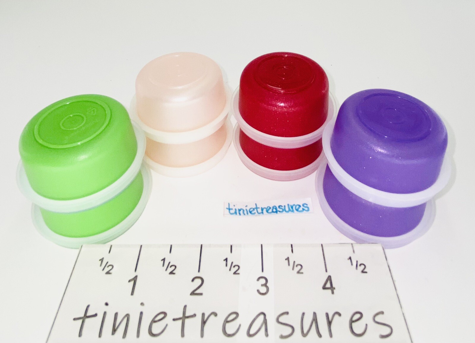 Tupperware 1oz Smidgets Pill Dressing Container Set of 8 Tinietreasure ...