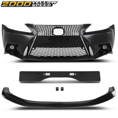 Front Bumper 2IS to 3IS 14+ F-Sport Fit For 2006-2013 Lexus IS250 IS350 ...