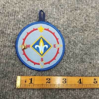Boy Scouts Webelos Compass Patch With One Pin | eBay