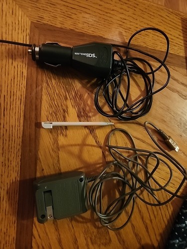 Nintendo Ds With Case, Extra Stylus, Power Cord, And Car Charger | eBay