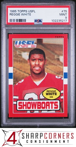 1985 TOPPS USFL #75 REGGIE WHITE HOF PSA 9 | eBay
