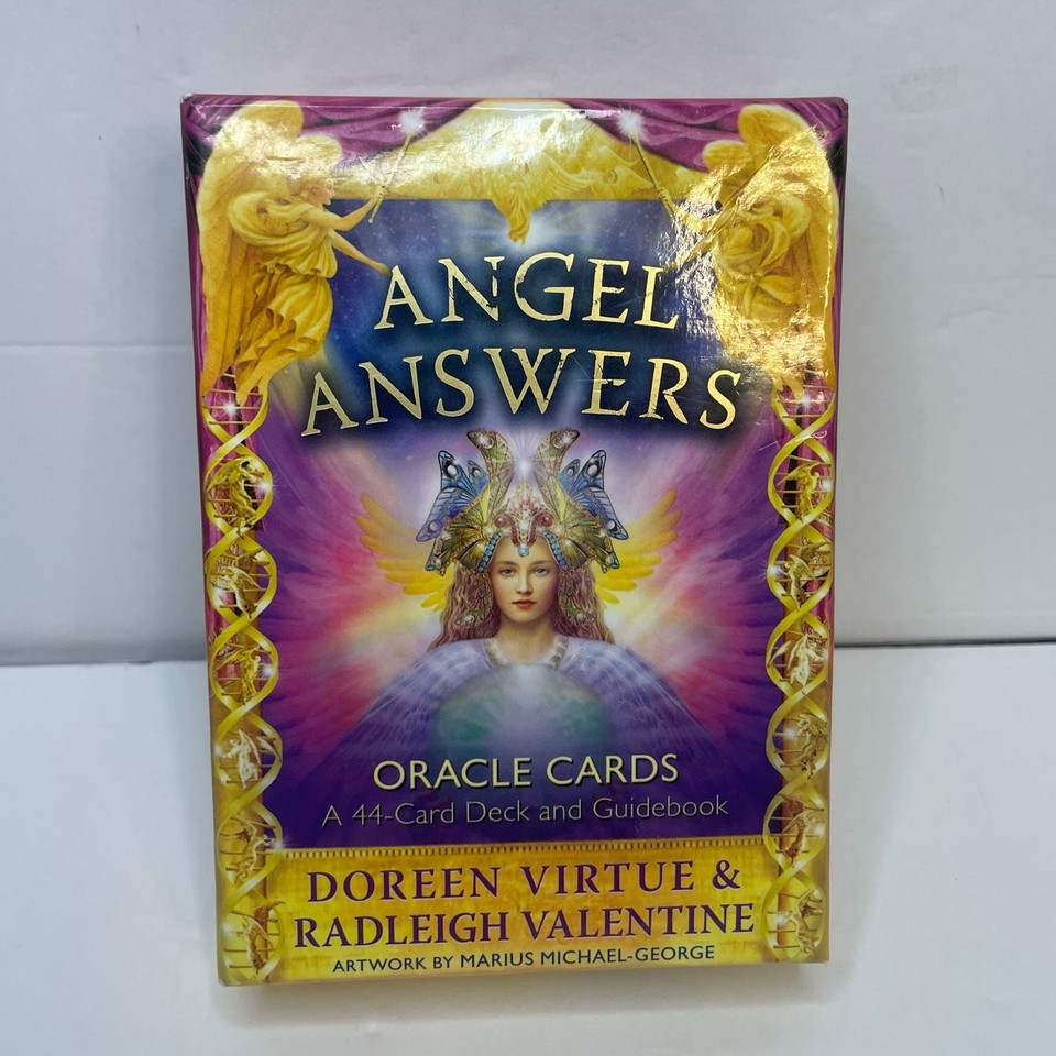 Angel Answers 44-card deck & guidebook Oracle Cards Doreen Virtue ...